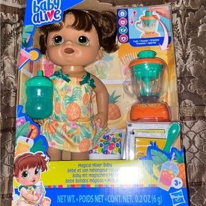 Hasbro | Toys | Baby Alive Magical Mixer Baby Doll New | Poshmark